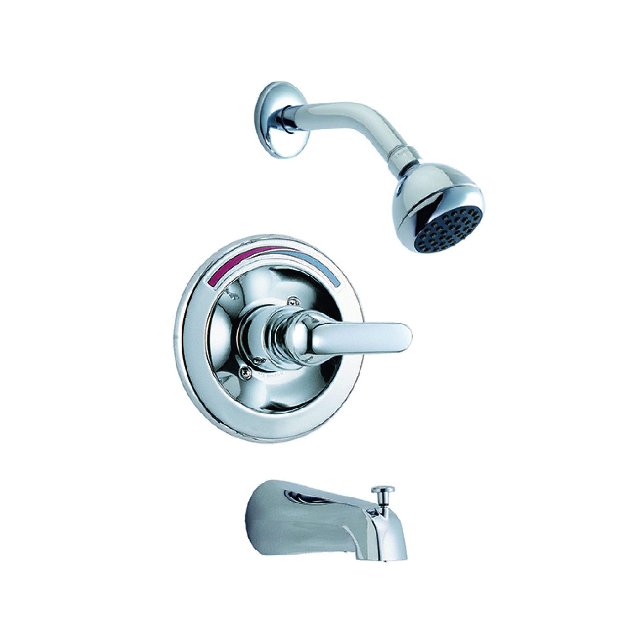 14F525 - Two Handle Facemount Tub/Shower with Touch-Clean®