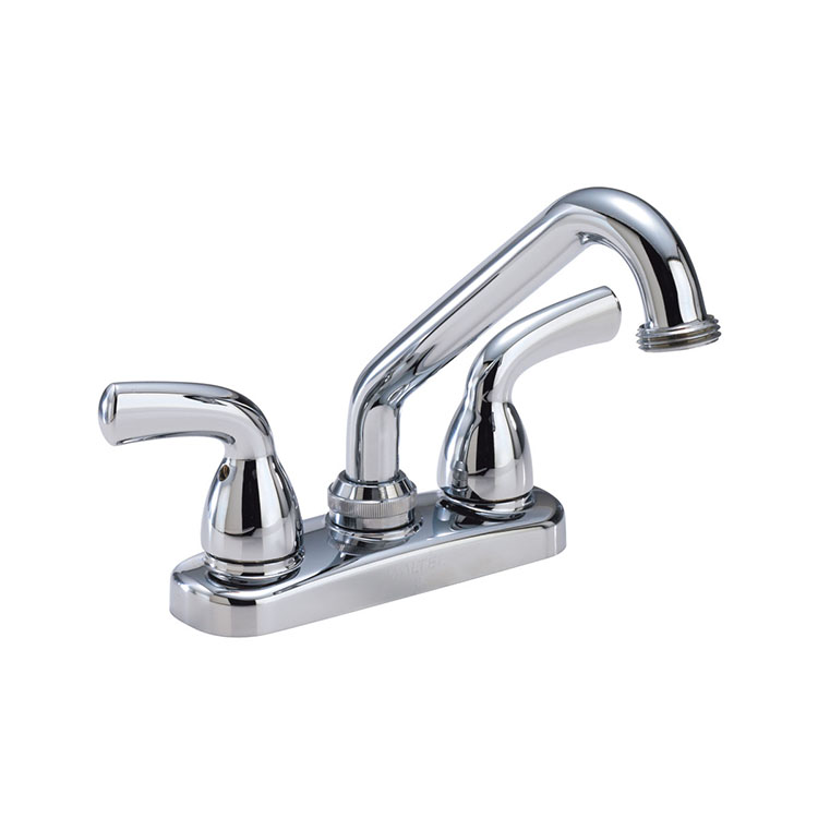 82904 Two Handle Deck Laundry Faucet metal lever handles