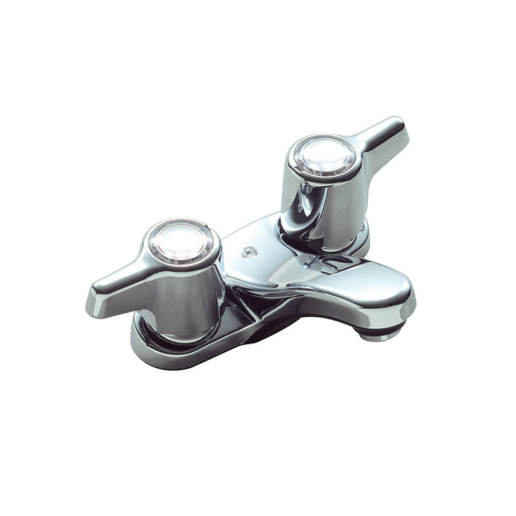 21F143LF - Two Handle Centreset Faucet, lever handles