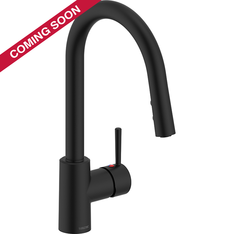 W28213 - CaraquetTM Single Handle Pull-Down Kitchen Faucet